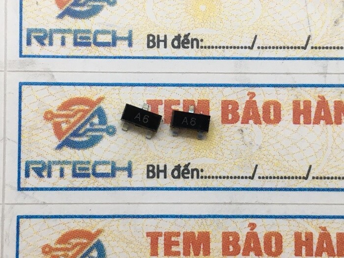 BAS16 kí hiệu A6 Fast Switching Diode 1A 100V Sot-23