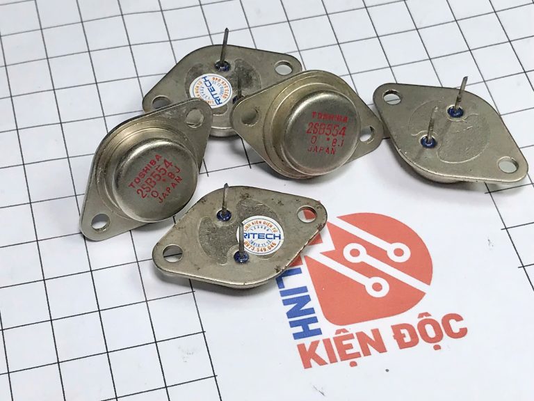 2SB554 Transistor PNP 180V 15A chính hãng (tháo máy) - Linh kiện Độc
