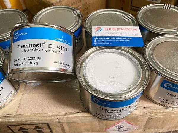 Mỡ tản nhiệt bôi trơn Silicon Thermosil EL 6111 1kg - Linh kiện Độc