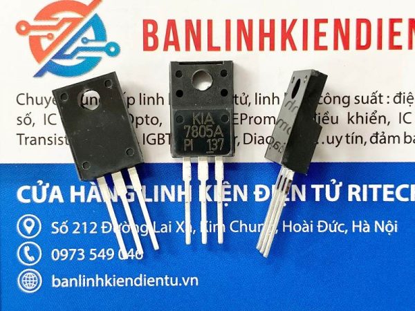 IC nguồn KIA7805A 7805A 1.5A 5V TO-220FP - Linh kiện Độc