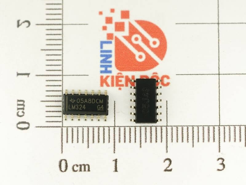 LM324 IC Op-Amp SOP-14 nhập khẩu chính hãng Texas - Linh kiện Độc